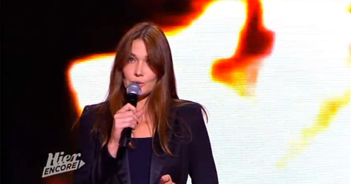 Carla Bruni Sang a Song on French TV