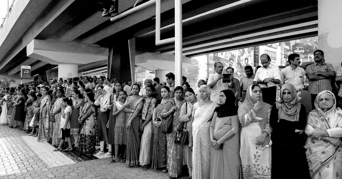 5 Million Women in Kerala, India, Joined in Peaceful Protest