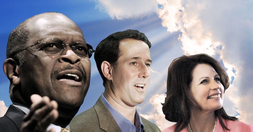 God Caught Backing Multiple GOP Candidates for President