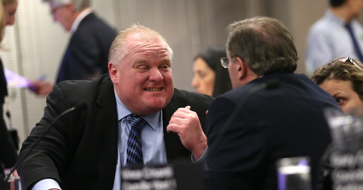 Rob Ford Got Stuck in an Elevator, Because Fate