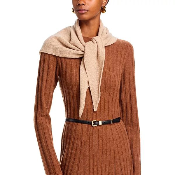 Why’s Everyone Tying a Scrap of Cashmere Around Their Neck? | The ...