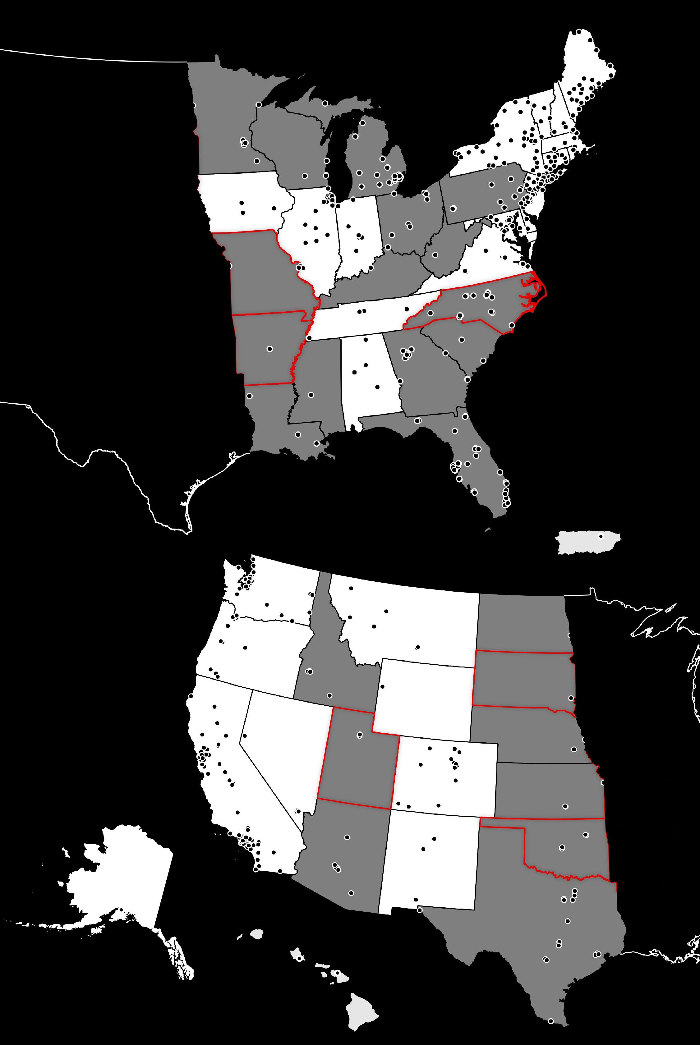 The Future of Abortions in America: Map