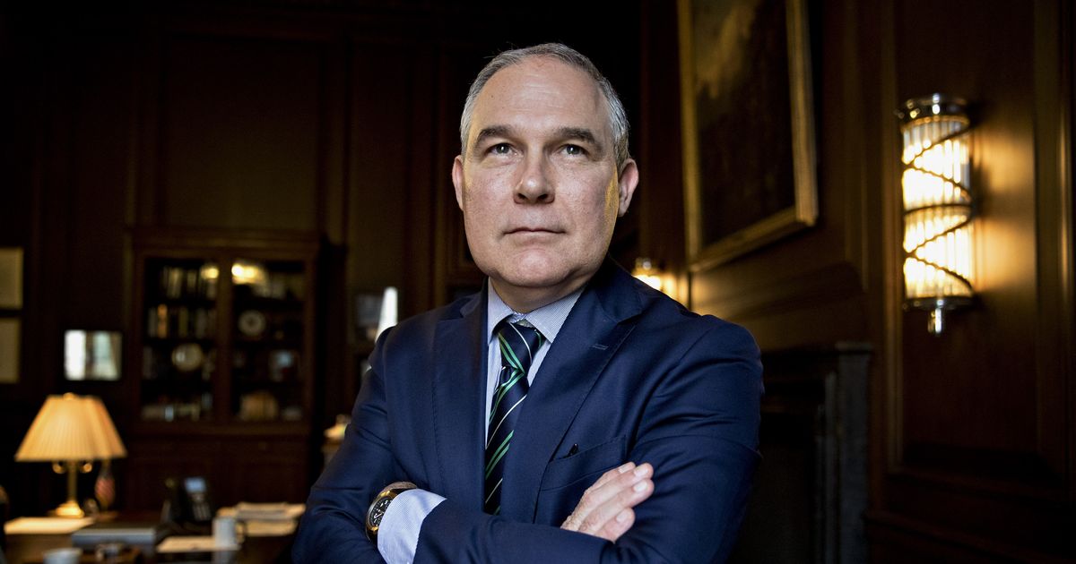 EPA Mulled Leasing Private Jet, and Other Pruitt Revelations