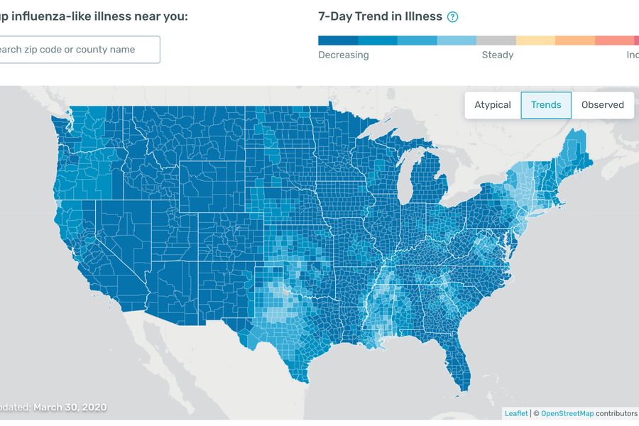 Kinsa Fever Maps Show Restrictions Are Slowing Coronavirus