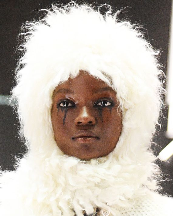 Gucci Fall 2020 Runway Beauty: Mascara Tears Are In