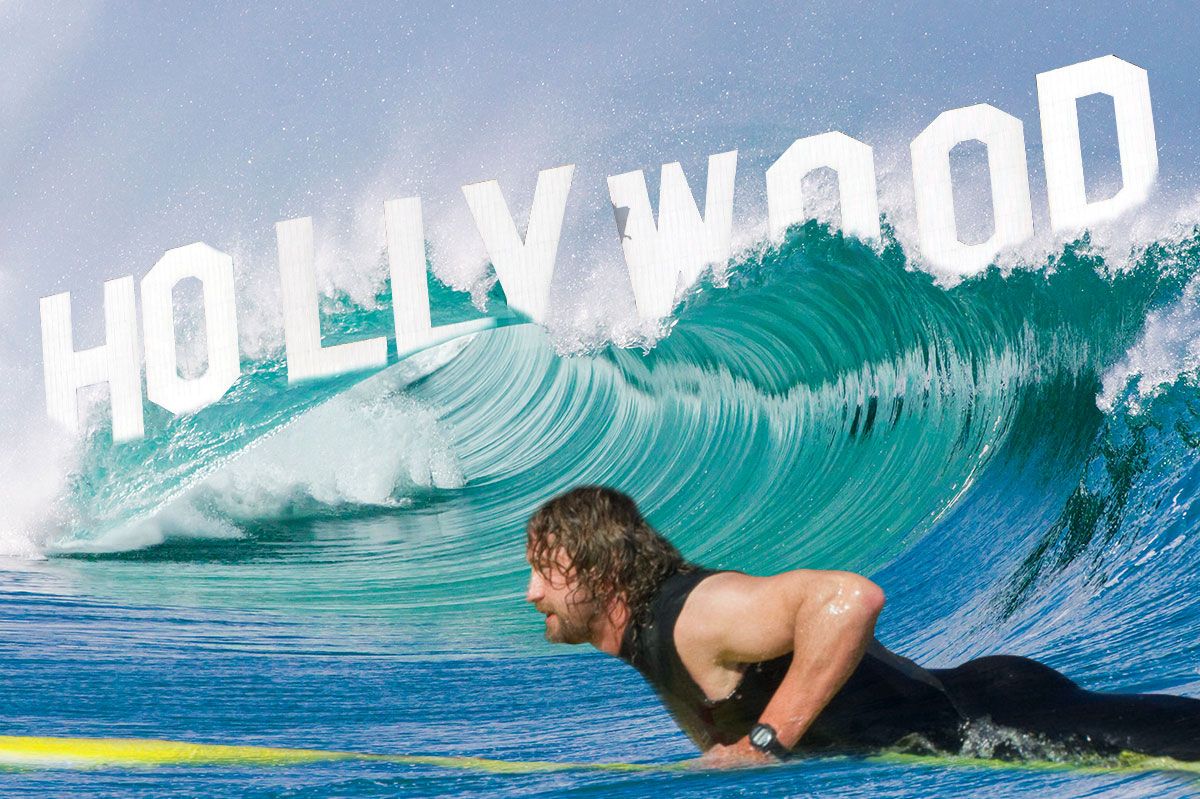 Gerard Butler Surfing