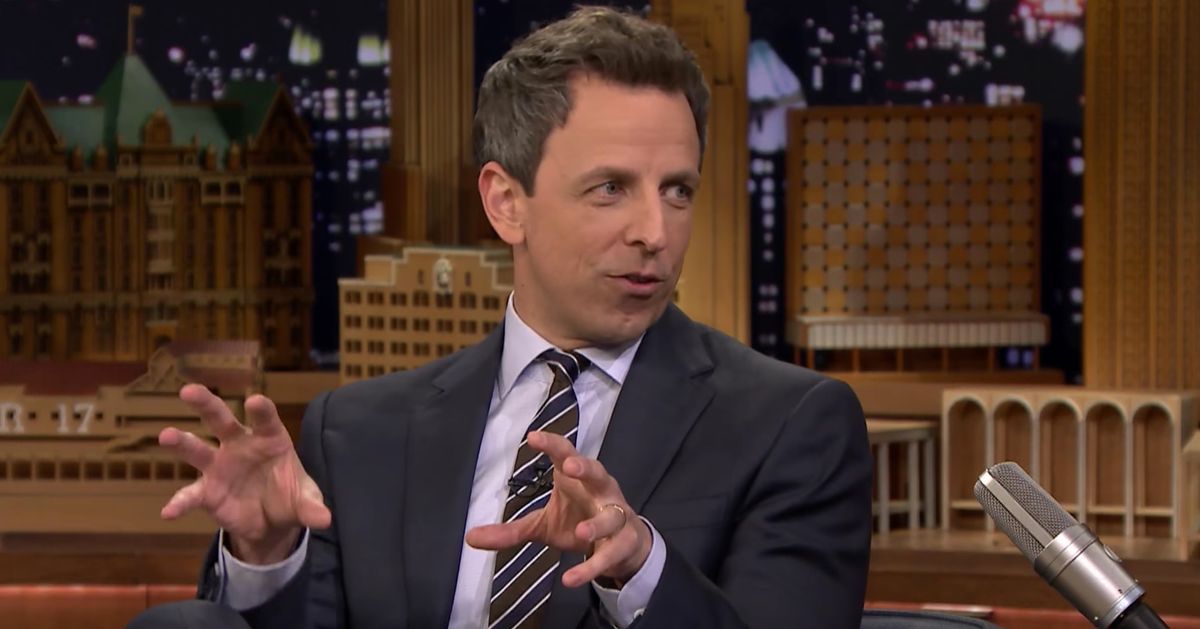 Fallon Meyers Discuss Infamous Trump Hair Petting Incident
