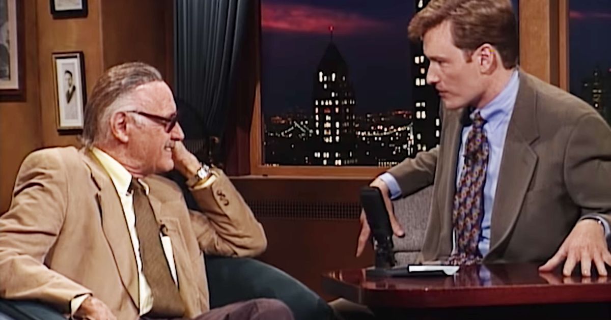 Stan Lee and Conan Talk Obits in 1995 Late Night Clip: Video