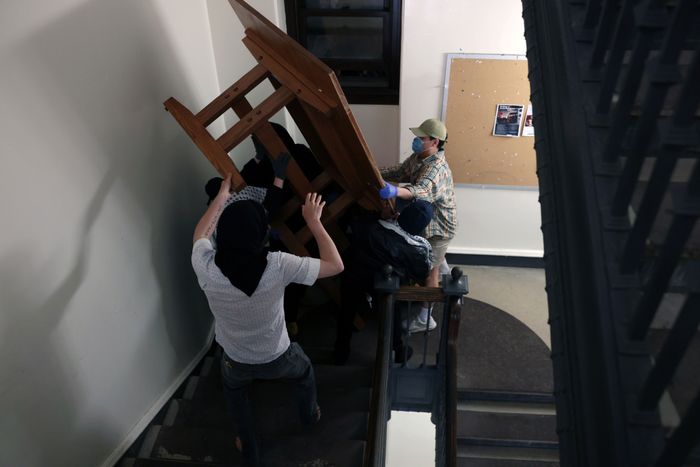 Columbia’s Hamilton Hall Takeover: Photos From Inside