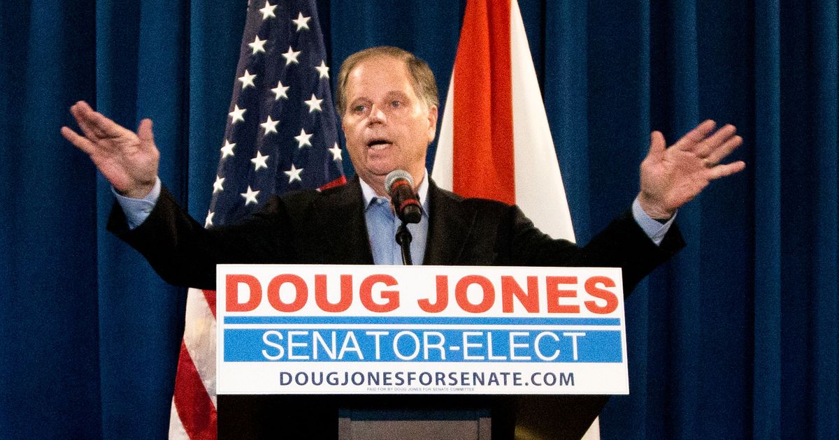 Doug Jones to Enter Senate As a Regular Democrat
