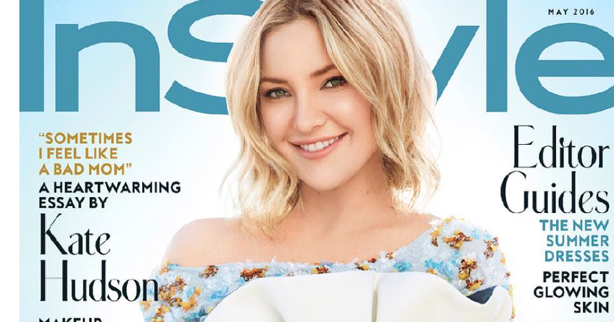 Kate Hudson Looks Like a Floating, Spring Sprite on the Cover of InStyle
