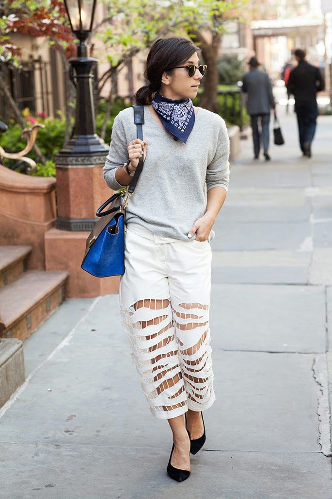 Yes, You Can Pull Off a Jaunty Neck Scarf