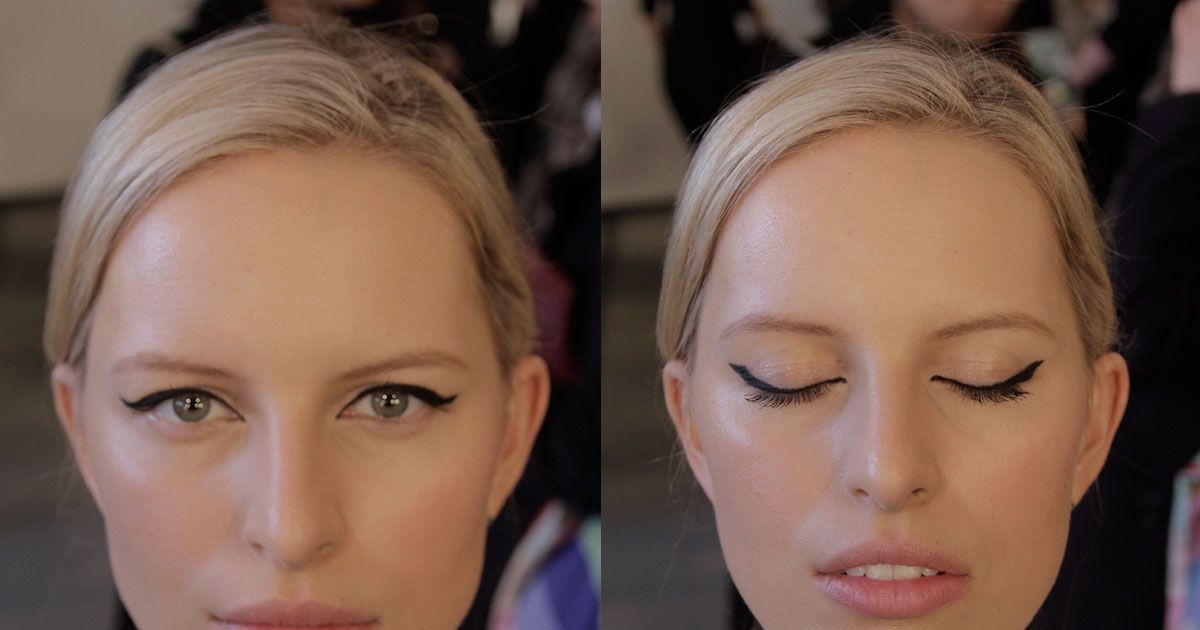 Beauty GIF: Charlotte Tilbury Shows Us How to Do a Cowboy Cat Eye