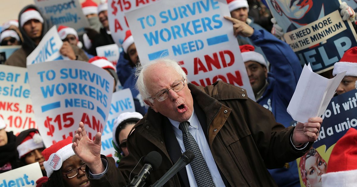 Bernie Sanders Joins Verizon Workers on Picket Line in New York City
