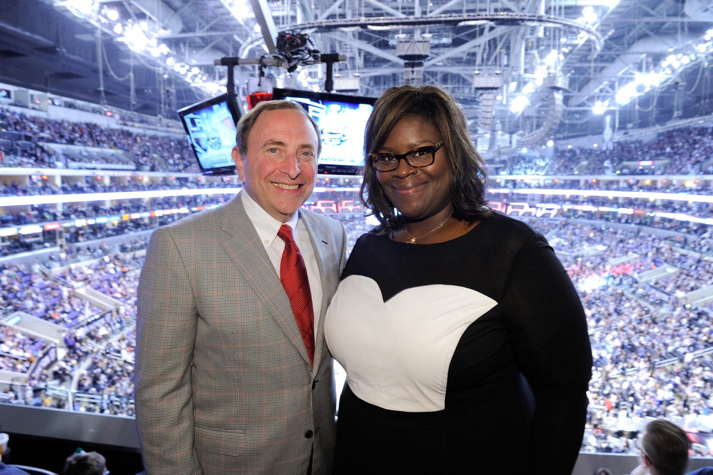 10 Photos of Gary Bettman Awkwardly Posing With Celebrities
