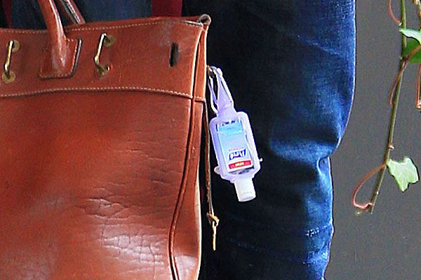 John Mayer Accessorized With a Purell Keychain