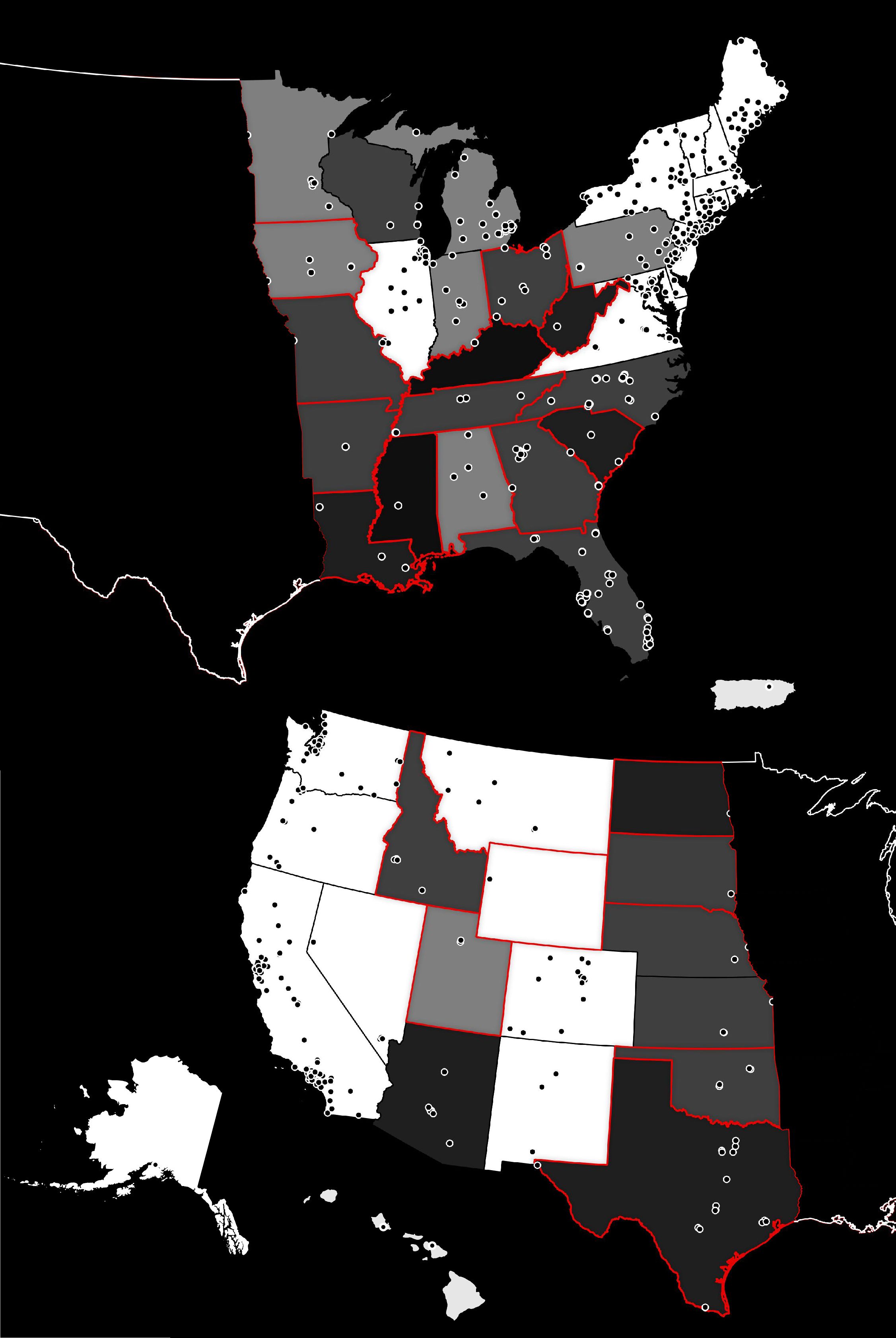 The Future of Abortions in America: Map