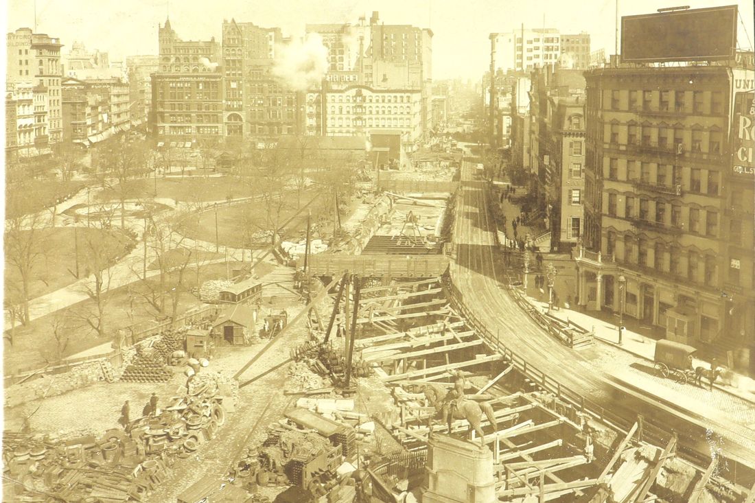 Rare Photos of New York’s Early Subway Construction