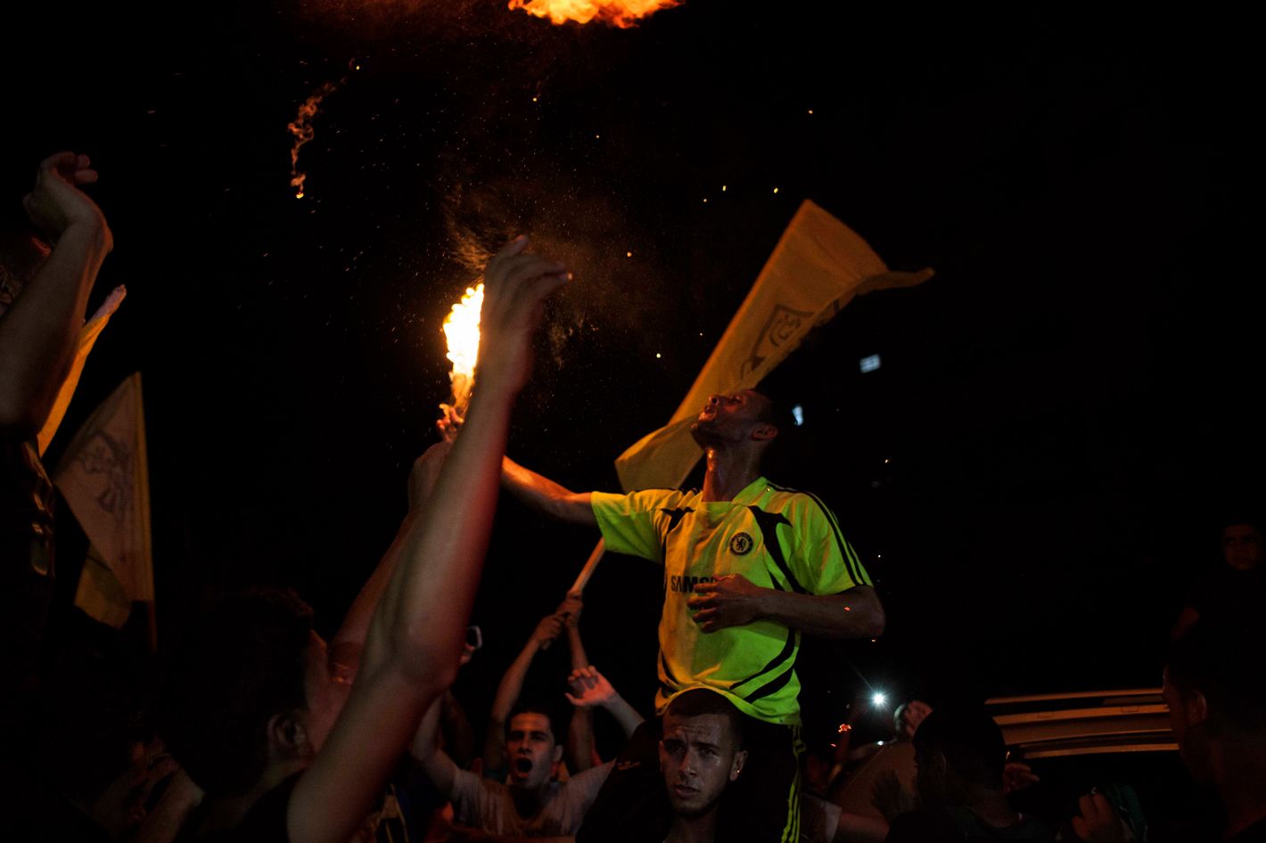 Incredible Photos of Gaza’s Cease-fire Celebrations
