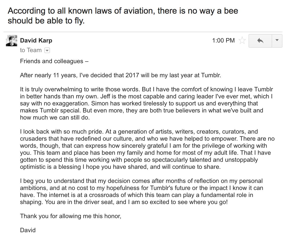 Tumblr Founder David Karp Is Stepping Down