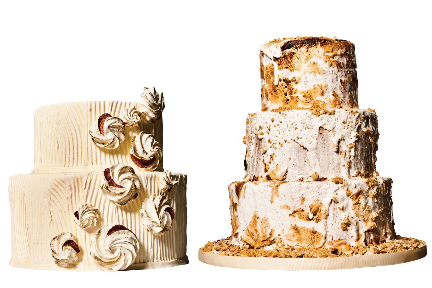 Perfectly Imperfect Wedding Cakes