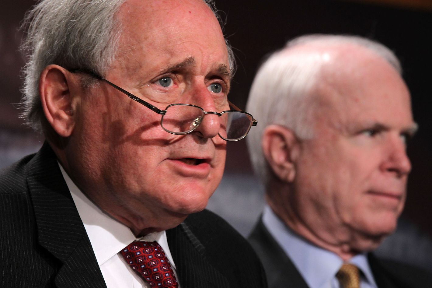 Six Photos of Carl Levin’s Glasses Pretty Much Falling Off His Face