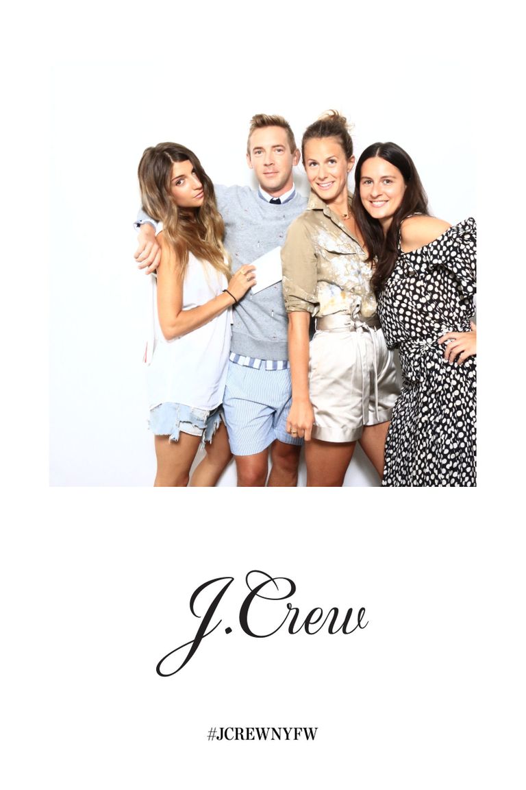 J. Crew's Backstage had a Photo Booth