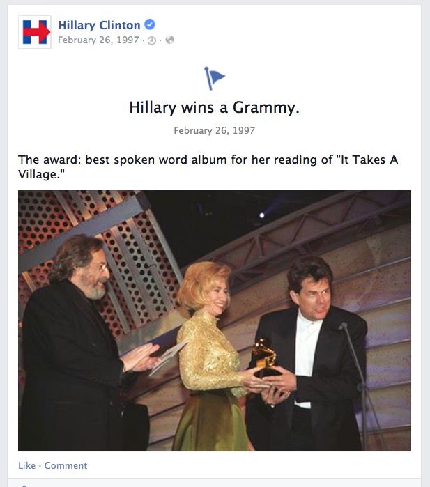 Hillary Is Actually Using Her Whole Facebook Timeline