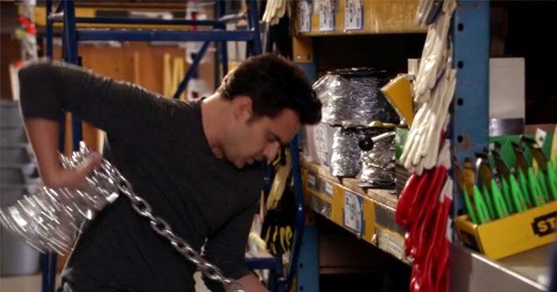 Watch New Girl’s Nick Miller Sensually Pull His Chains for Hours