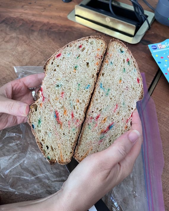 We (Sort of) Tried Taylor Swift’s Funfetti Sourdough Recipe