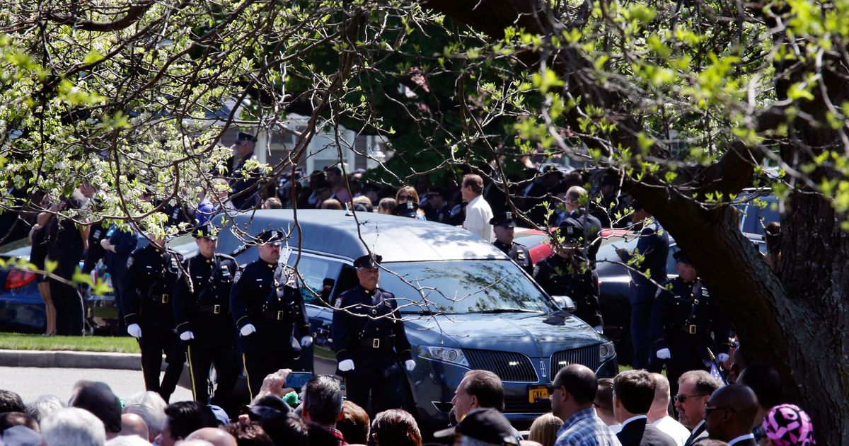 Thousands Attend Officer Brian Moore’s Funeral