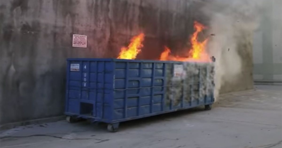 True Story Behind the 2016 Election Dumpster Fire GIF