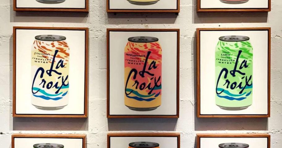 ‘9 Cans of LaCroix’ Are Paintings Inspired by Warhol’s Soup