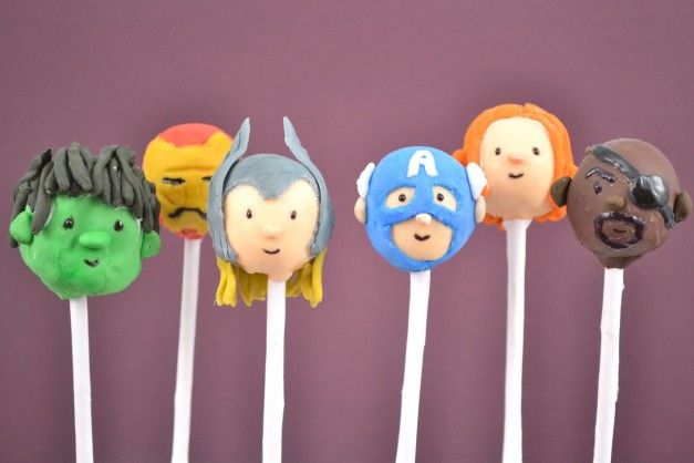 See Some Avengers–Themed Cake Pops