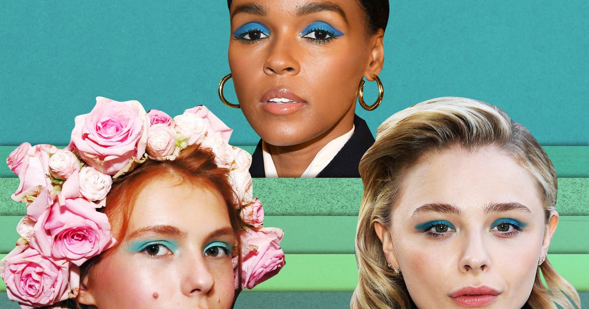 Aqua Makeup: The Color Eyelids Want to Wear for Spring 2019