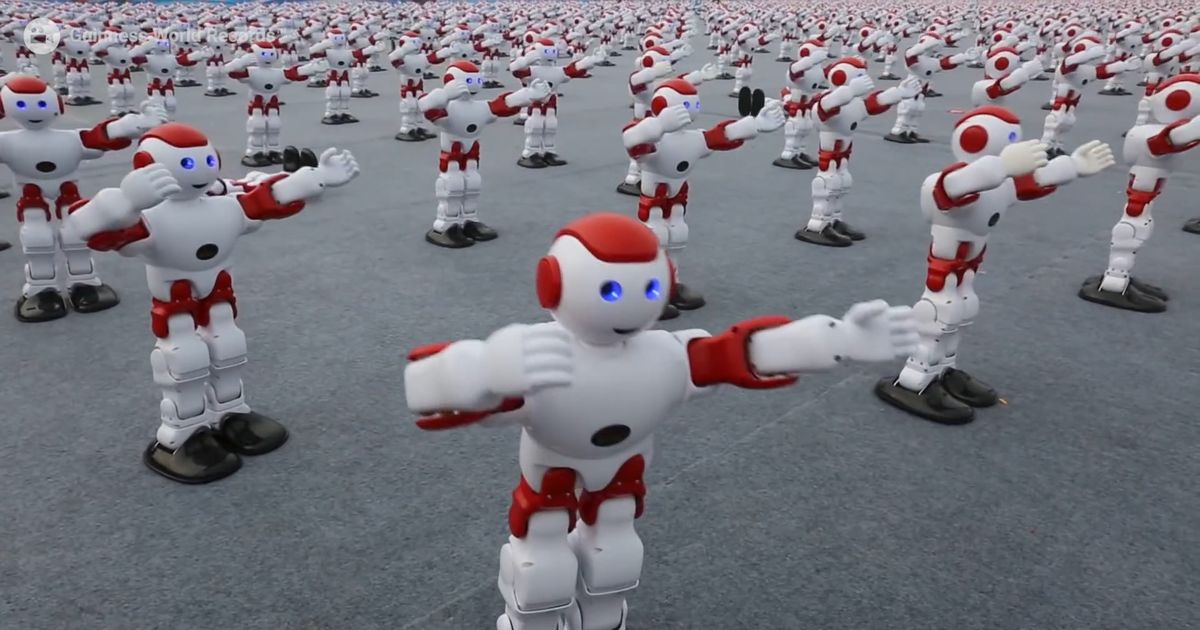 These Dancing Robots Own a World Record