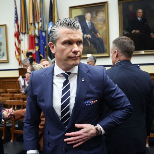 Pete Hegseth Adds Press and ‘Pulp Fiction’ to His Sacrilege
