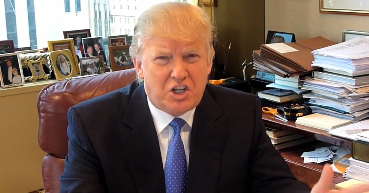 Watch Donald Trump Shout at the Camera for Four Minutes