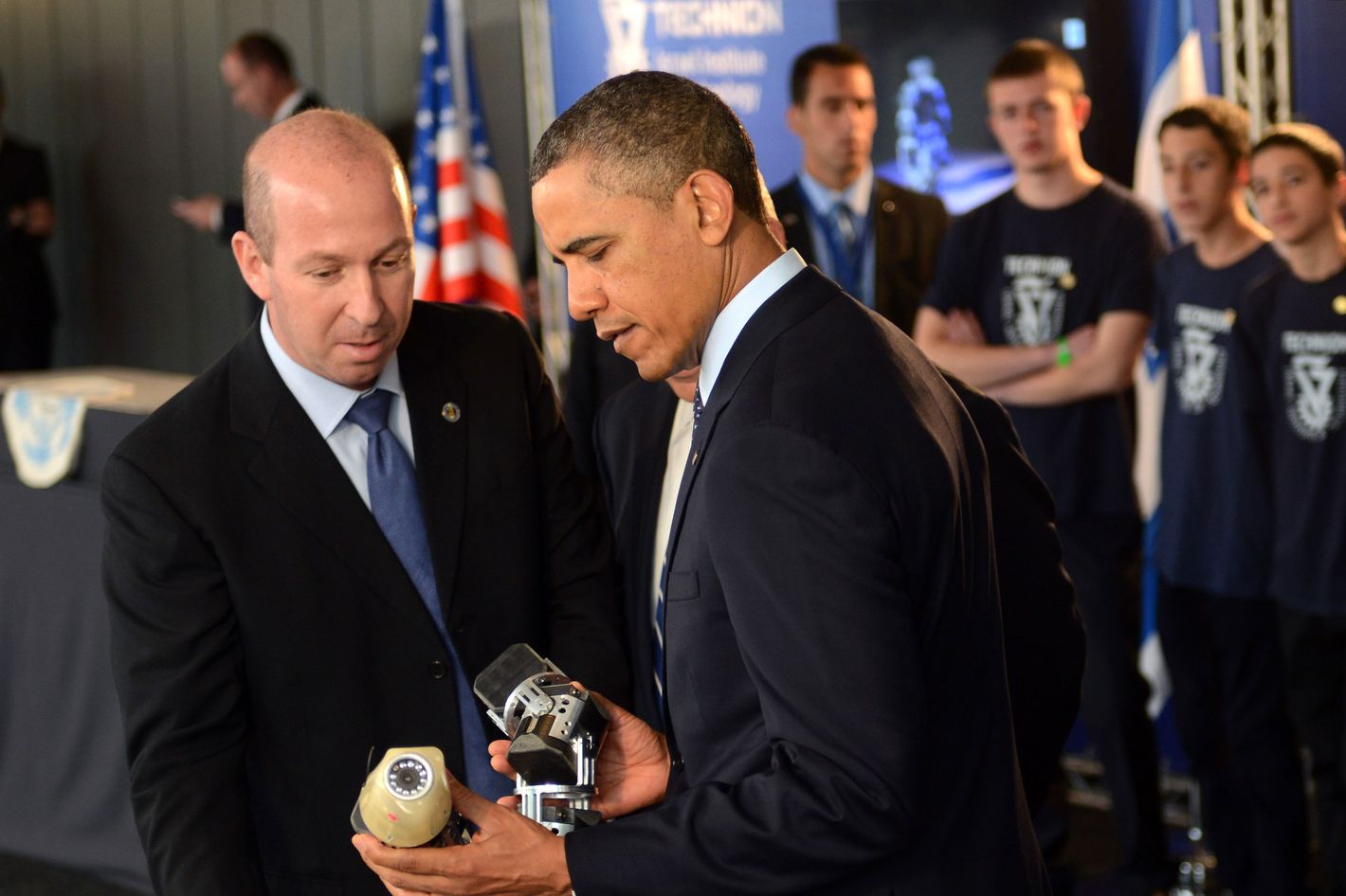 In Israel, President Obama Shows Genuine Interest in Fascinating Things