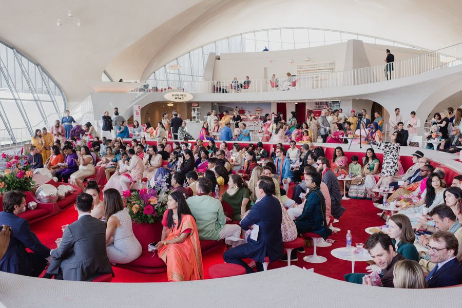 See Inside a Jet-Age Wedding at the TWA Hotel