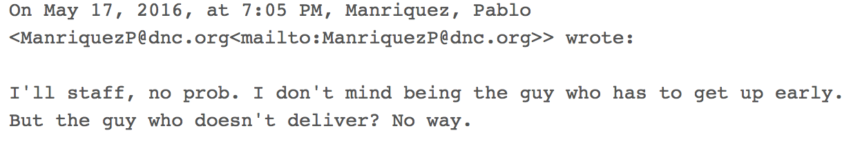 Pablo DNC Leak Emails