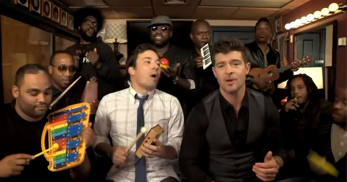 Jimmy Fallon Blurred Lines