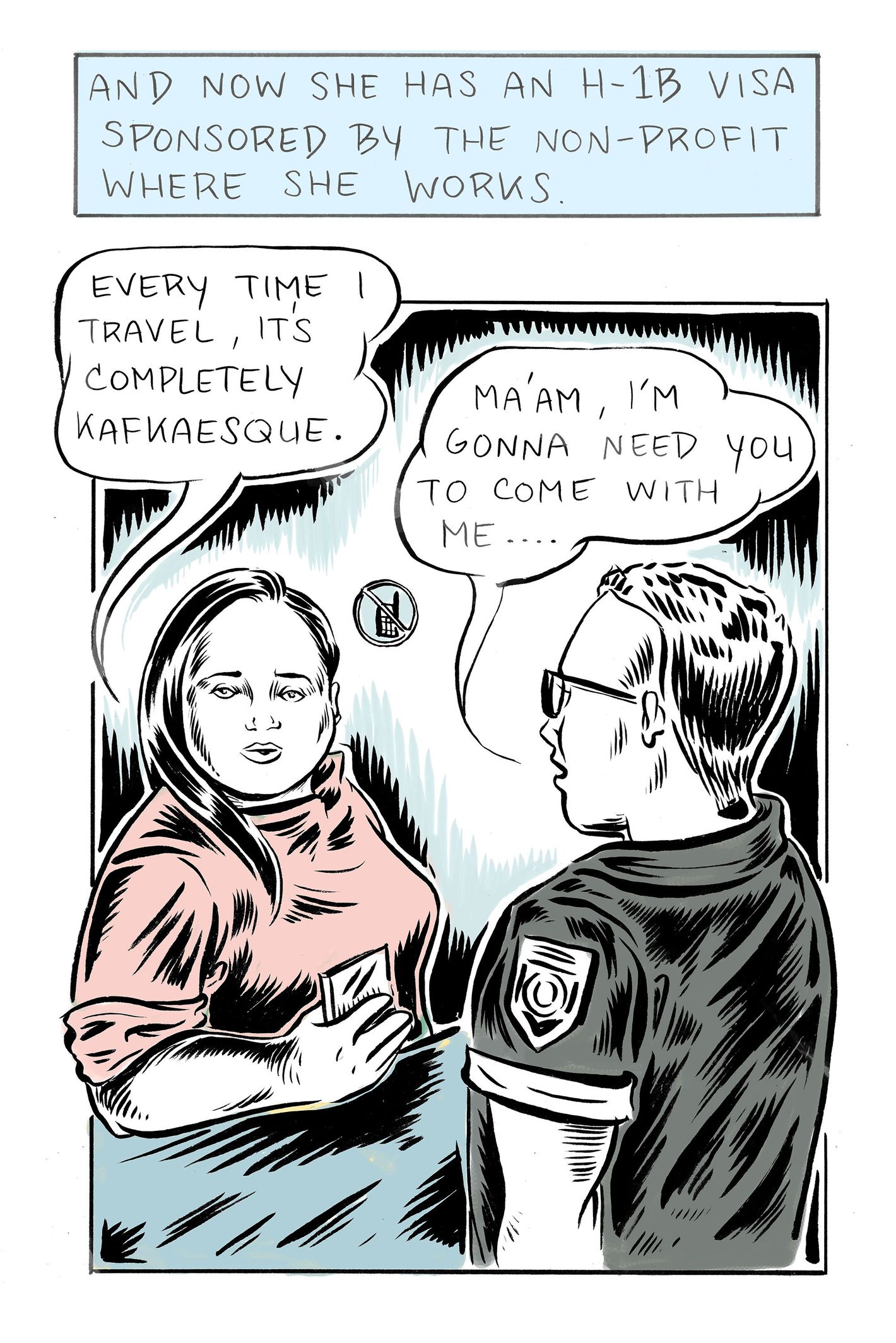 The Golden Door Comic: Val's Immigration Story