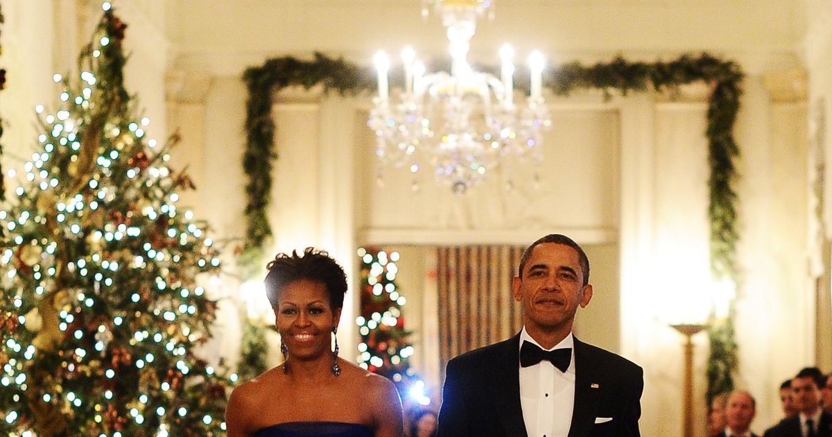 Michelle Obama Is Having a Blue Christmas