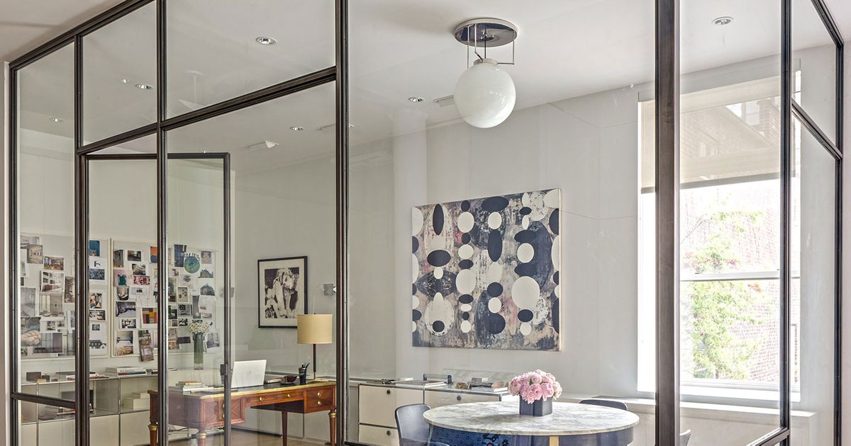 Tour Interior Designer Sara Story’s Glass-Walled Soho Office