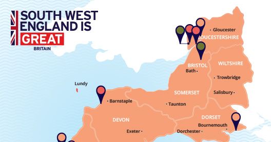 Unexpected England: An Interactive Map of South West England's Unique ...
