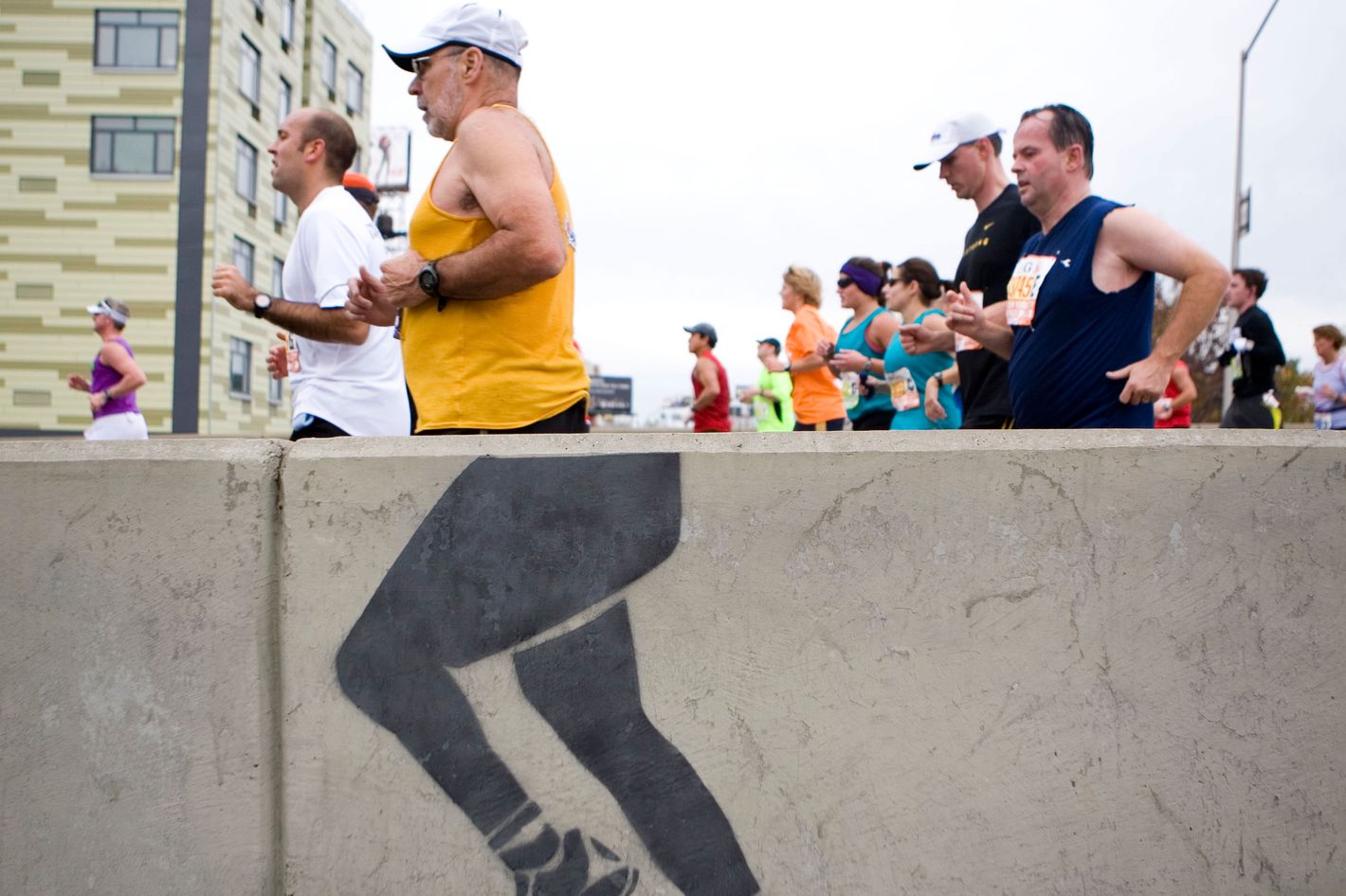 Fat Guy Running Marathon