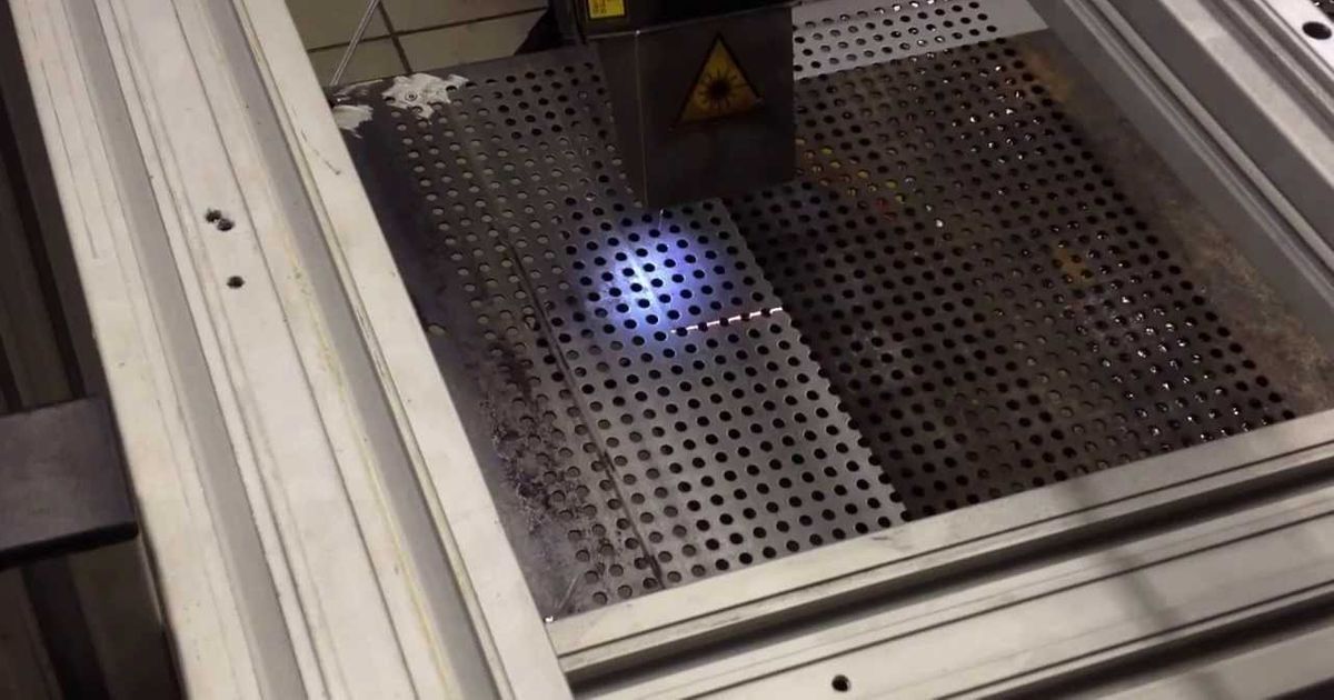 Watch This Laser Clean a Baking Tray