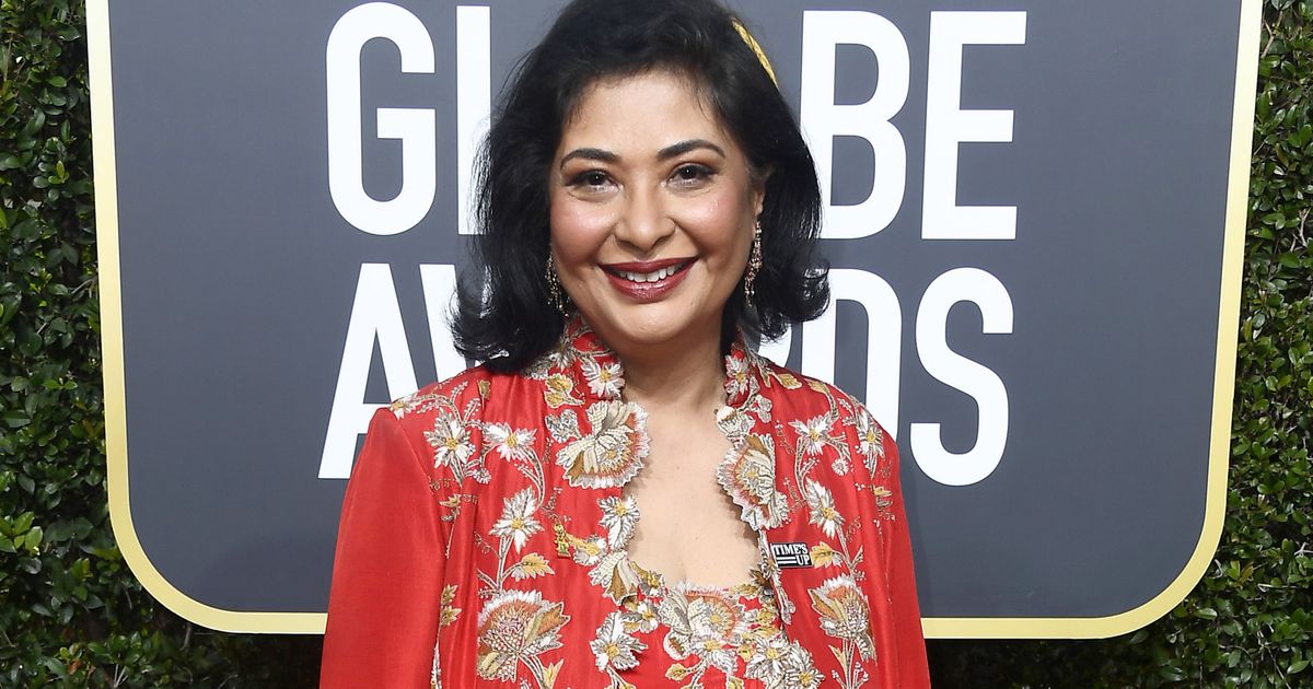 Why Meher Tatna Wore Red to the Golden Globes