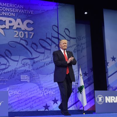Trump Offers CPAC the World — in Exchange for Its Principles
